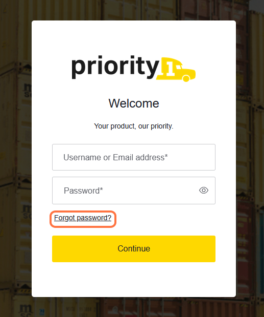 Reset Cabo Password – Priority1